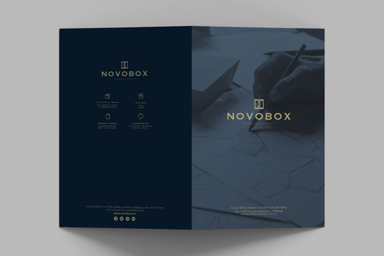 Diseño de sales folder corporativo | Mediactiu