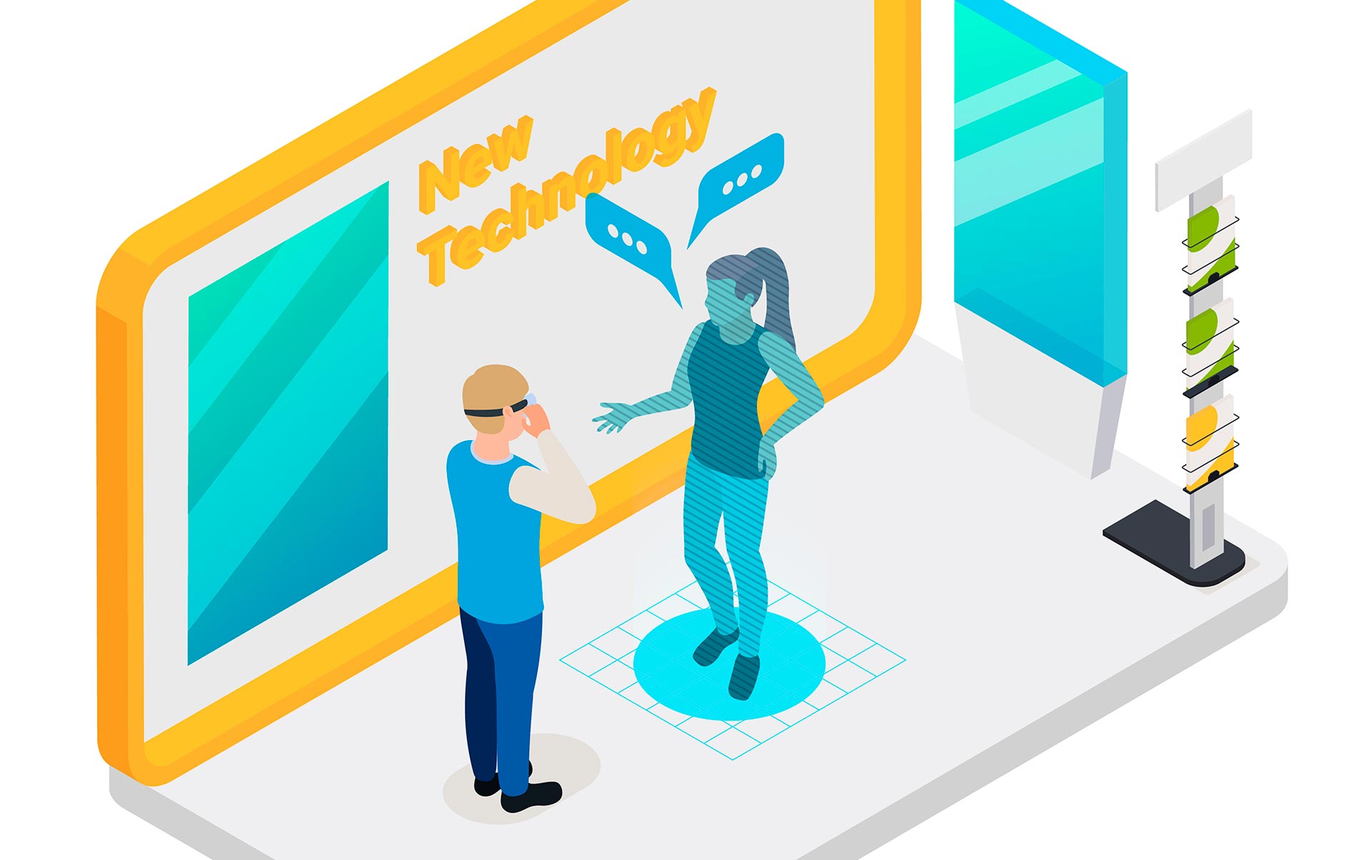 Creación de stands 3D para ferias virtuales | Mediactiu